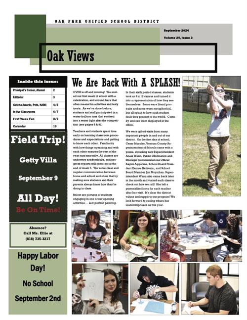 Newsletters / 2024-2025 Oak Views